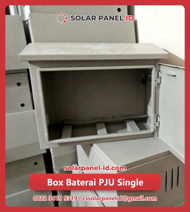 Jual Box Baterai PJU Single | SOLAR PANEL ID