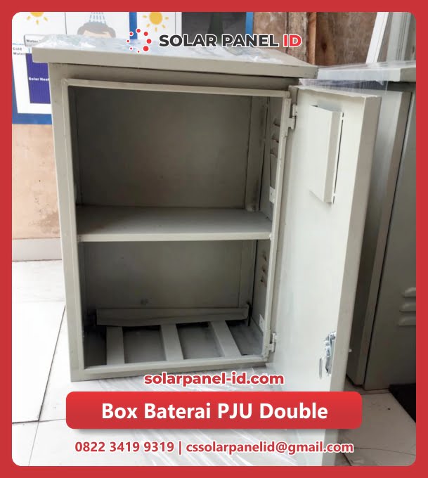 Box Baterai PJU Double | WA 0822 3419 9319